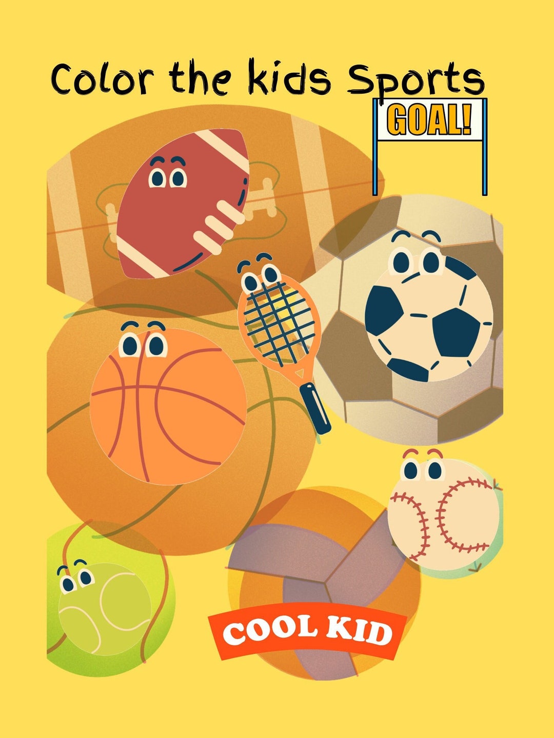 Printable Sport Coloring Worksheets for Kindergartner, Daycare, Grade ...