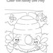 Printable Bee Coloring Pages for Kindergarten, Daycare and Grade School ...