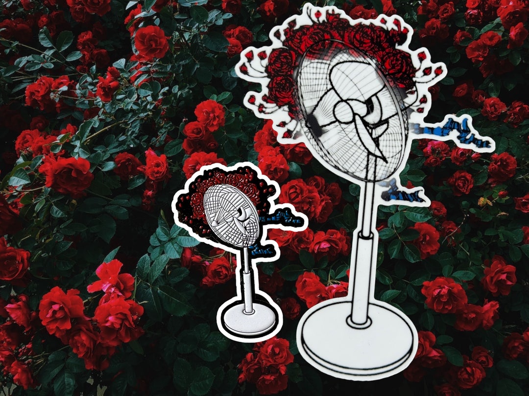 Bertha Fan Pin & Sticker Set - Etsy