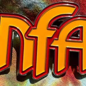 NFA cky Font Pin and Sticker Set - Etsy