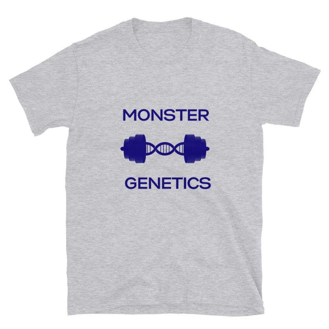MONSTER GENETICS Blue Logo Men's Classic T-shirt - Etsy