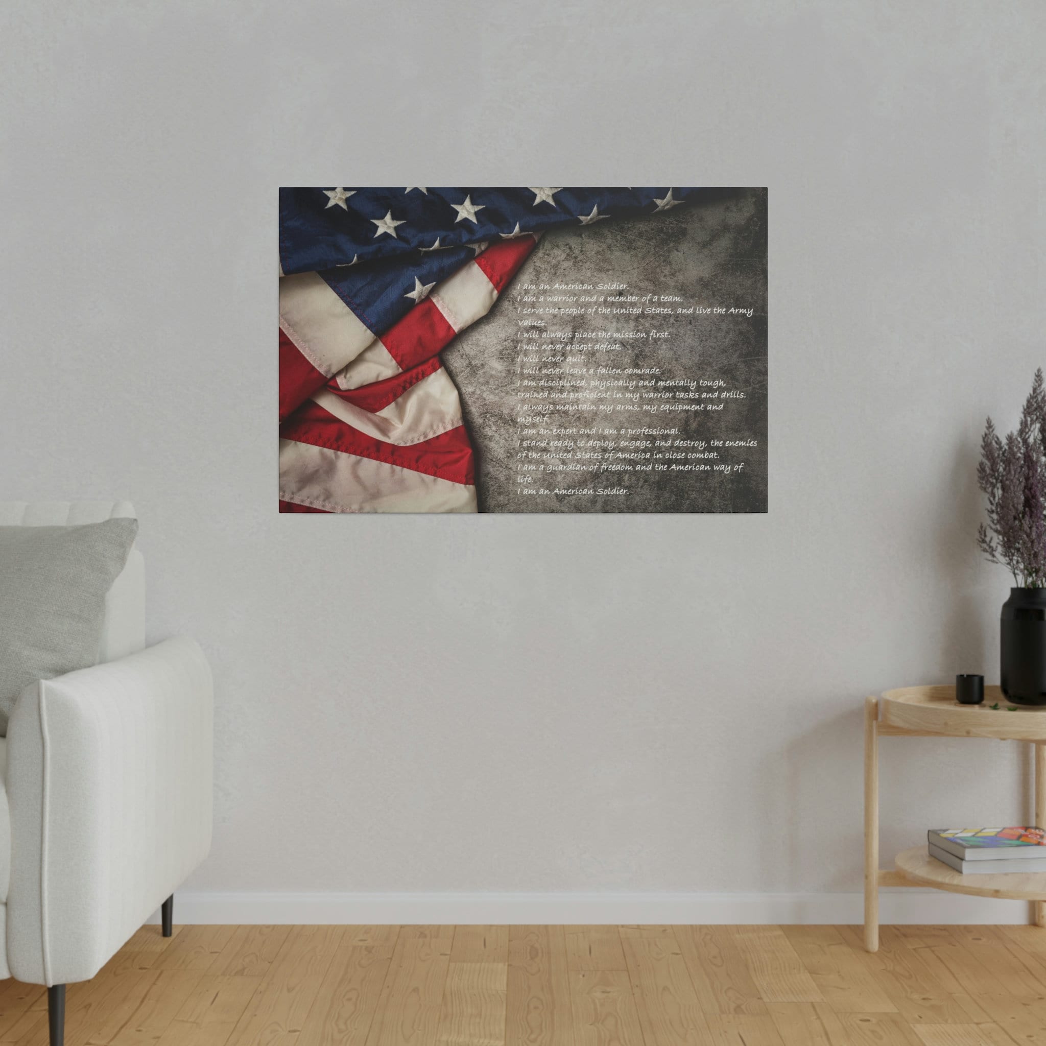 Flag, Soldier, Creed, Soldiers Creed - Etsy