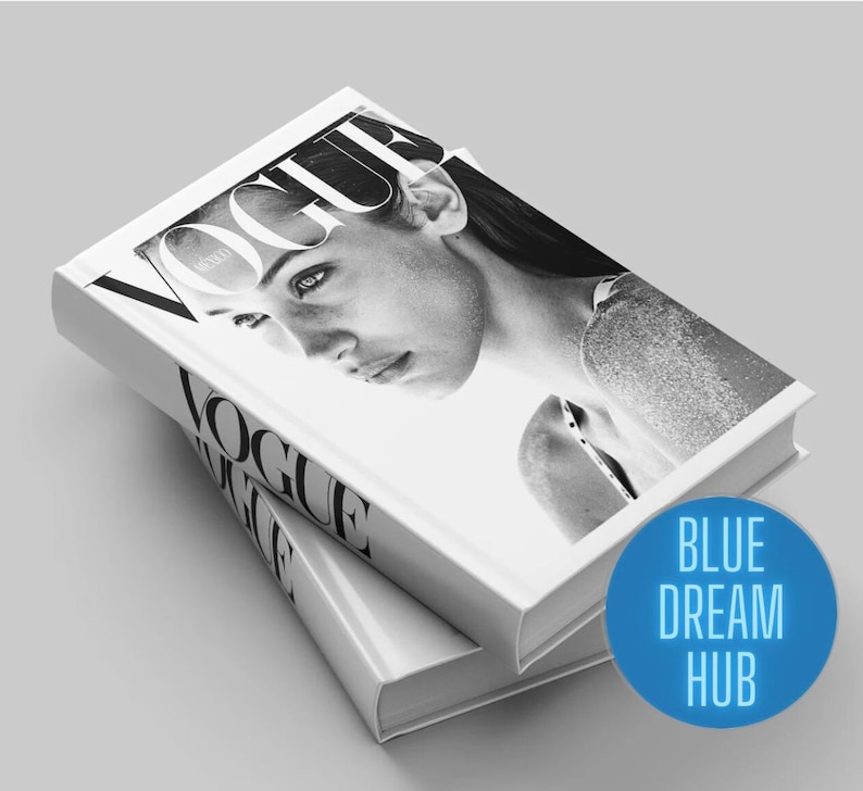 Luxury Decorative Vogue Book Box Storage Box Openable Book - Etsy