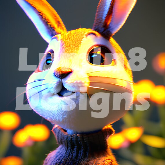 Smiling Bunny Rabbit