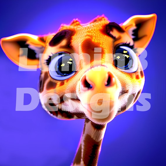 Baby Giraffe Eyes