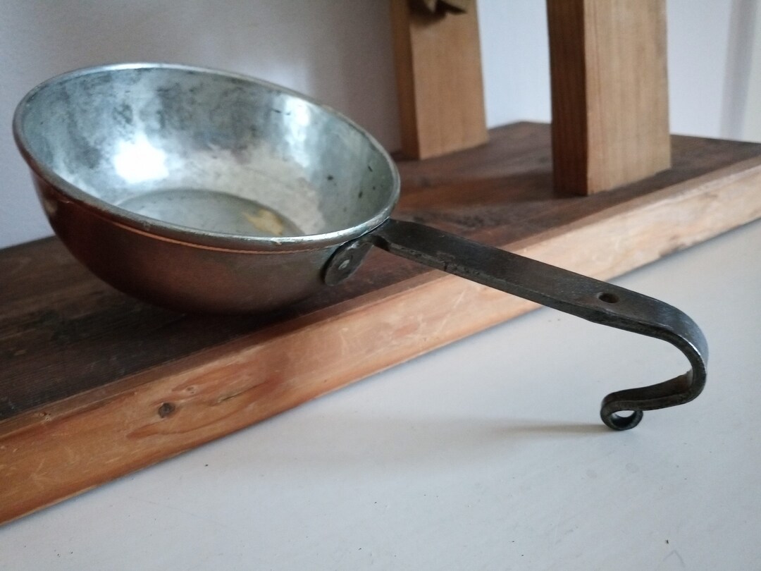 Antique Copper Water Ladle With Forged Iron Handle, Dala Group Mora ...