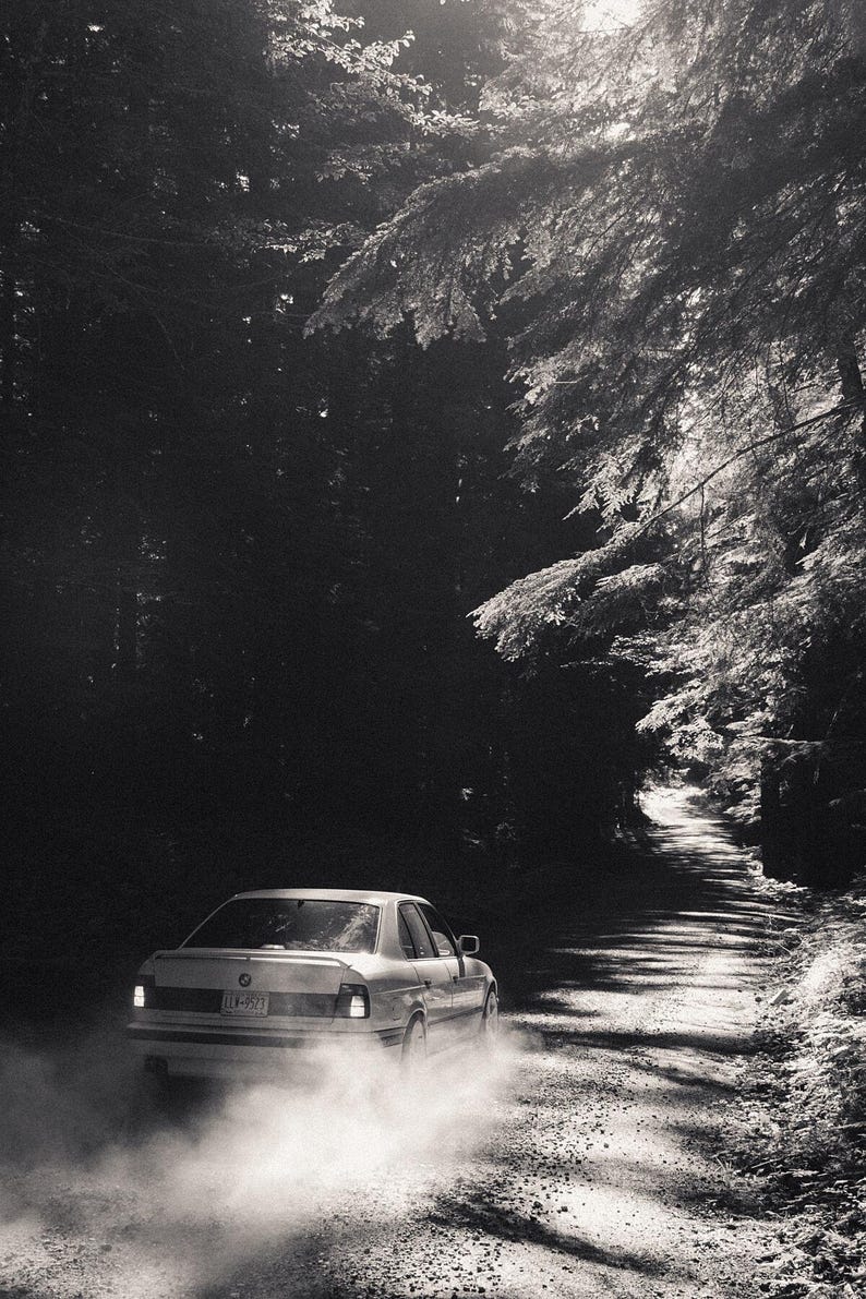 BMW E34 Poster | E34 Escape | Mount Rainier, Seattle, USA | C-type Fuji ...
