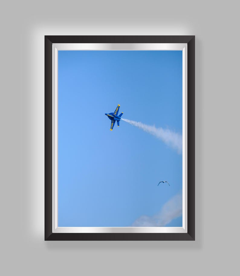 Blue Angels Solo High-g Turn Poster| Angels in Flight | Blue Angels ...