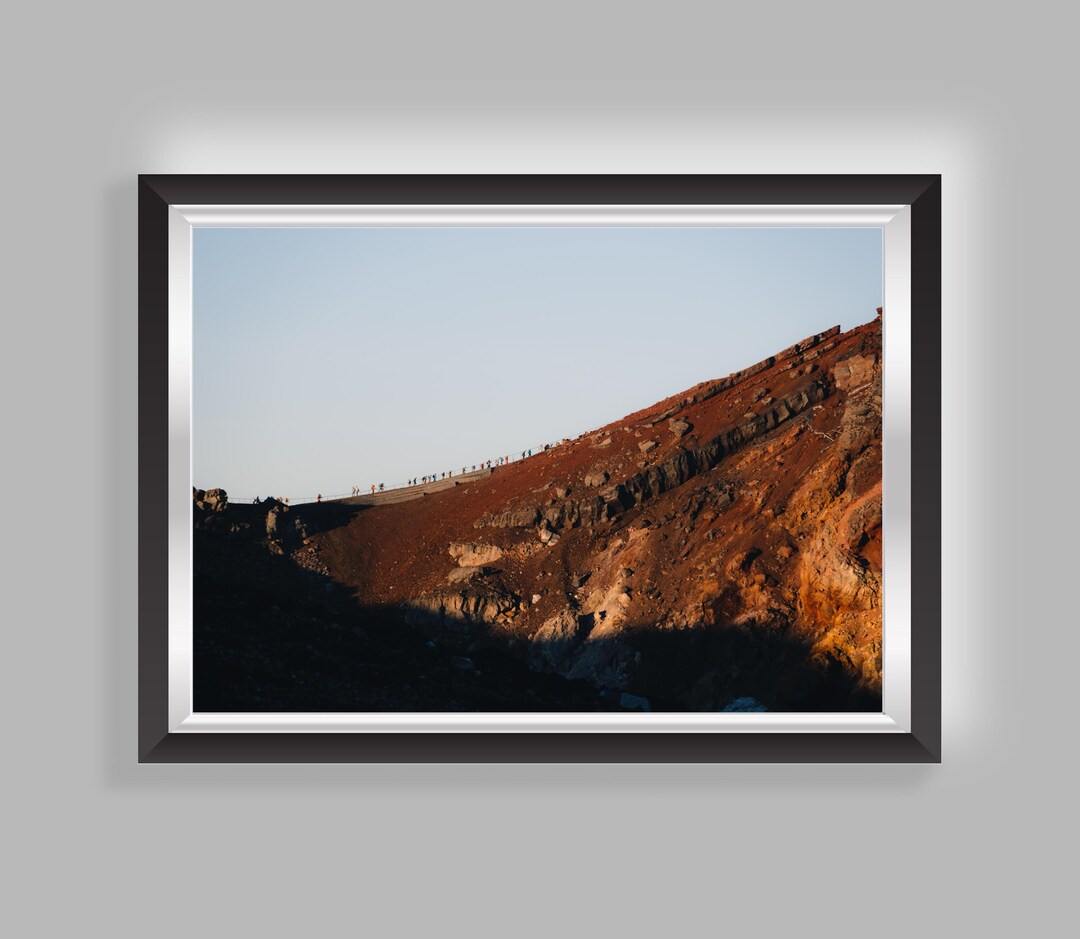 Mount Fuji Summit Poster | Fuji's Final Ascent | Fuji, Japan | C-type ...