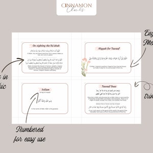 Hajj Dua Cards Printable Cards Hajj Flashcards Islamic Duas Printable ...