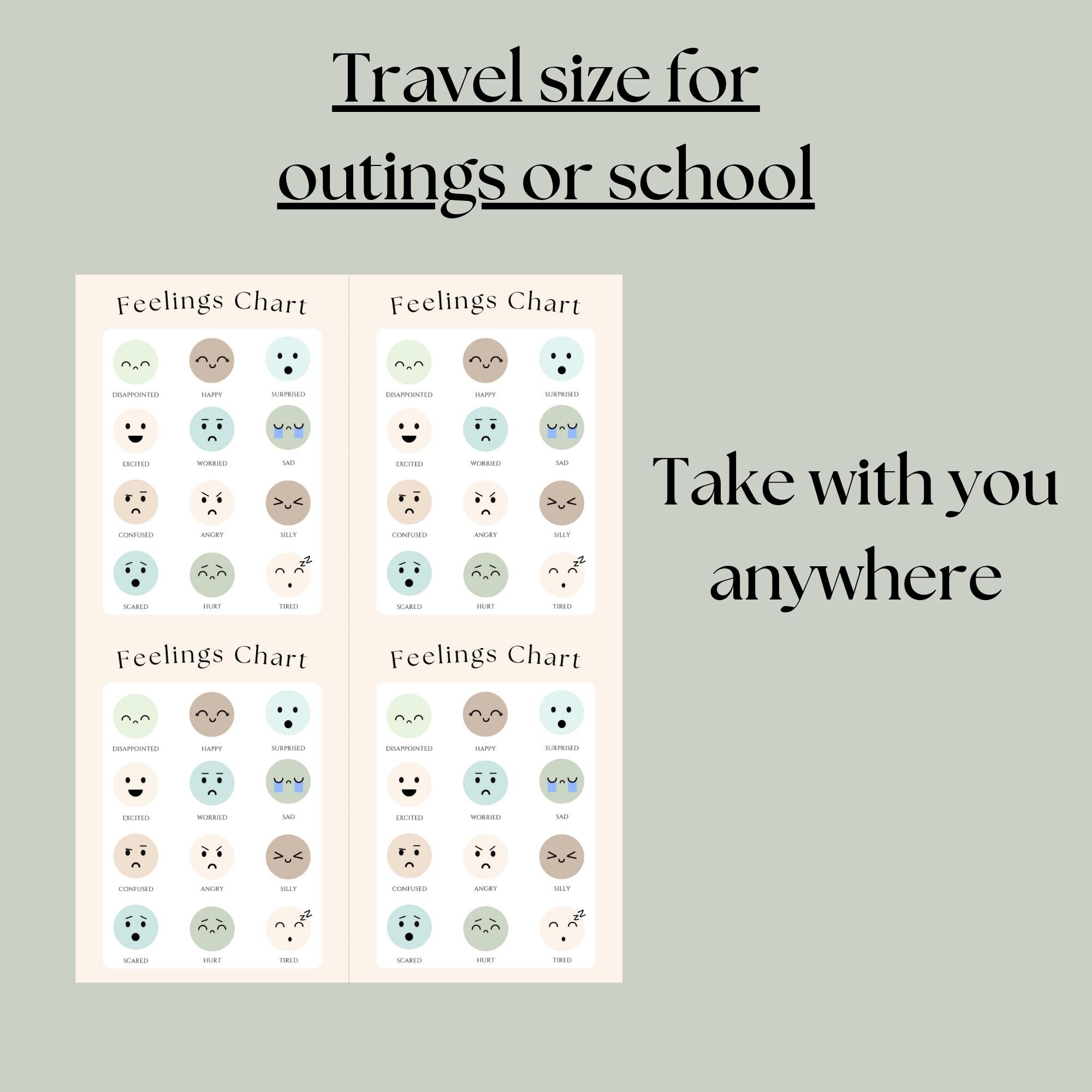 Neutral Feelings Chart & Flashcards – Montessori Feelings Chart ...