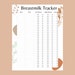 Breastmilk Tracker Printable Breastfeeding Breast Pumping Tracker ...