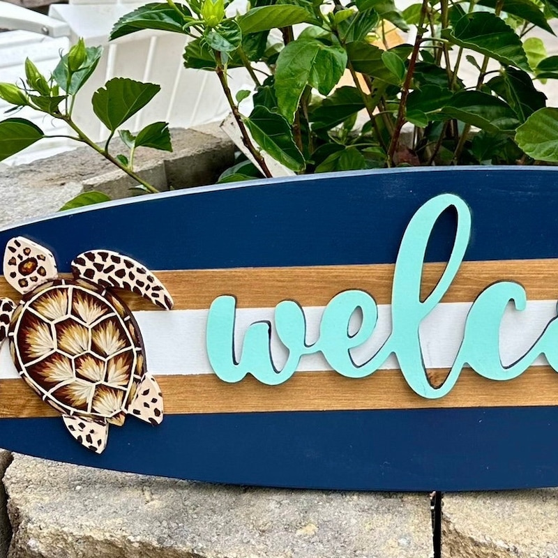 Surfboards Hand Painted - Etsy