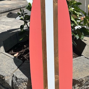 Surfboard OHANA Hibiscus Sign Vertical - Etsy