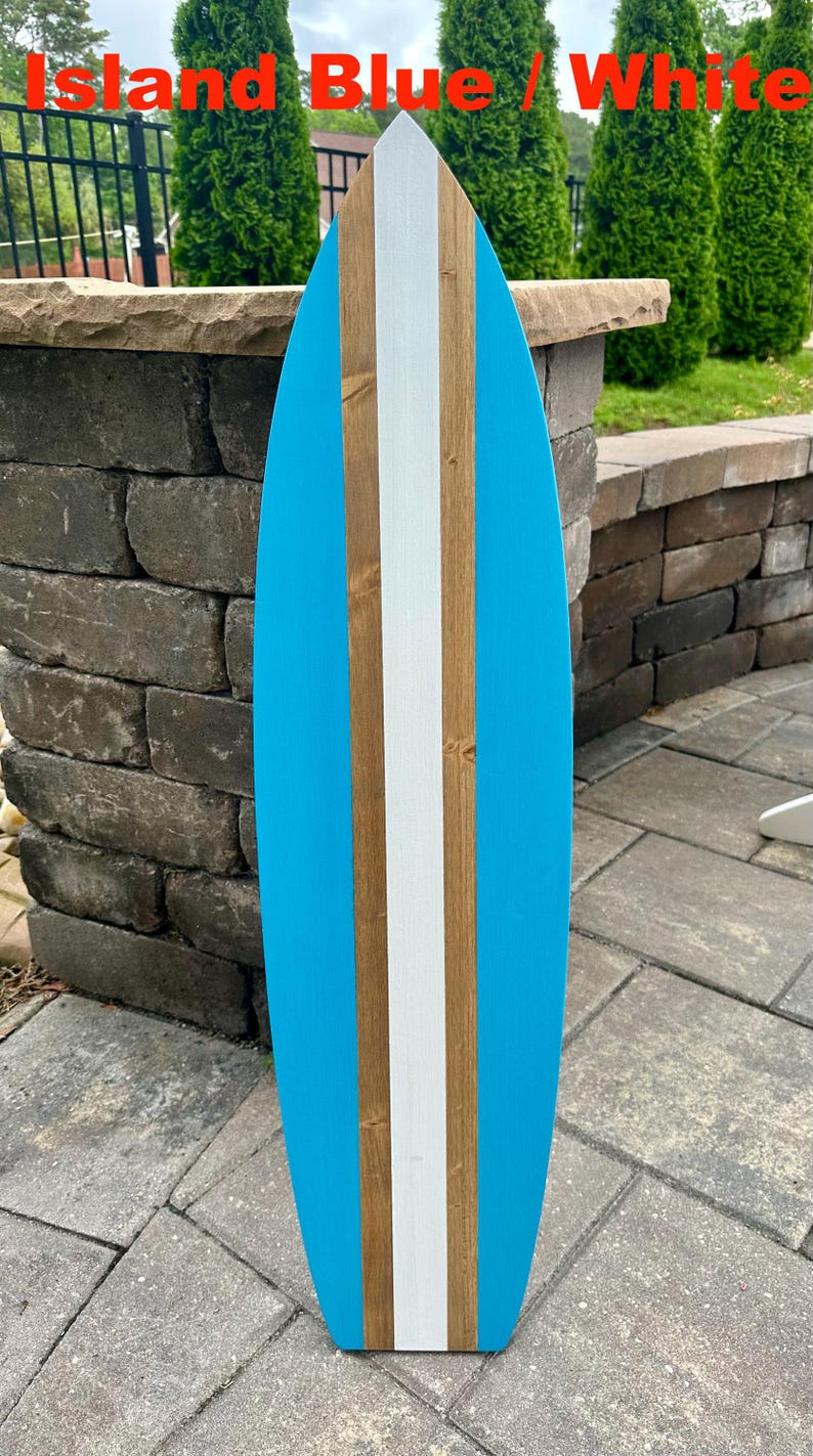 Surfboard OHANA Hibiscus Sign Vertical - Etsy