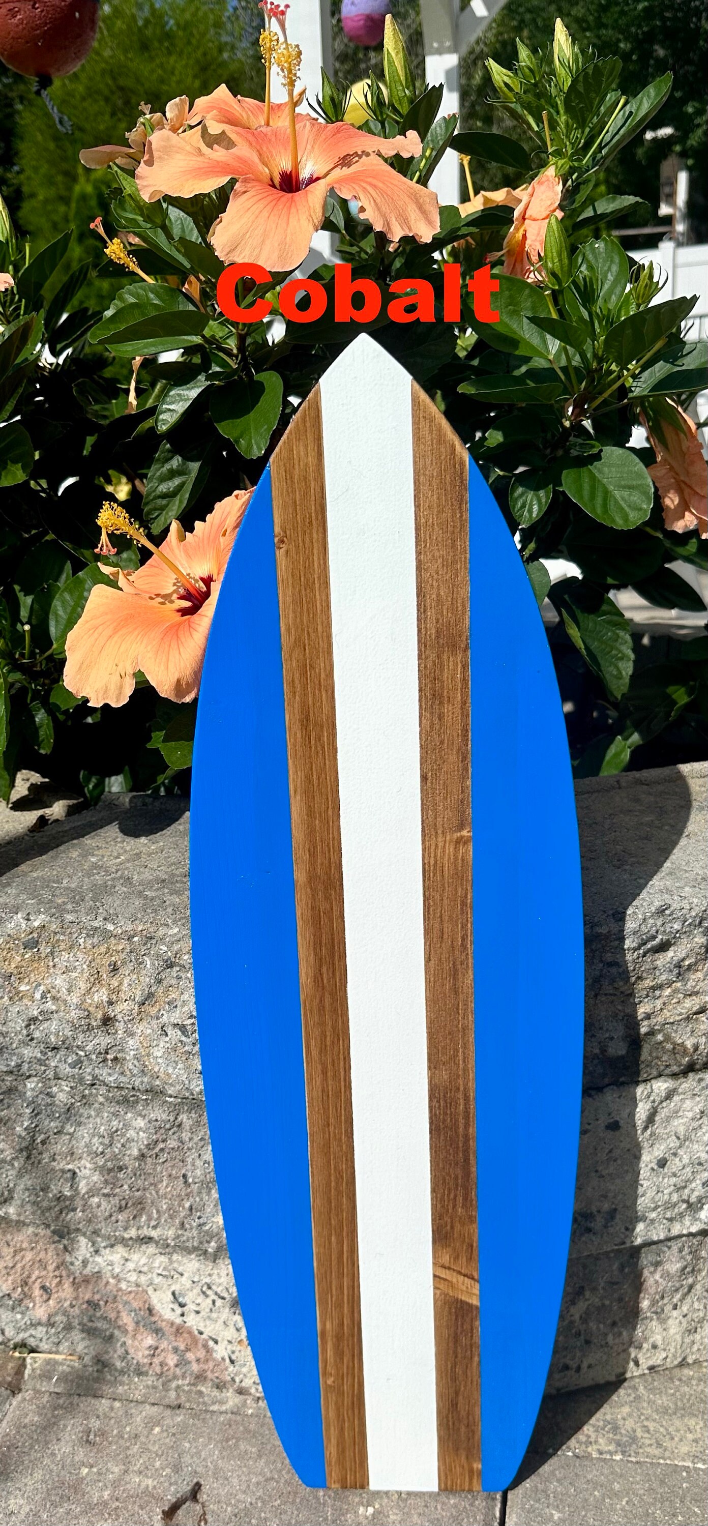 Surfboard Welcome Hibiscus Sign - Etsy