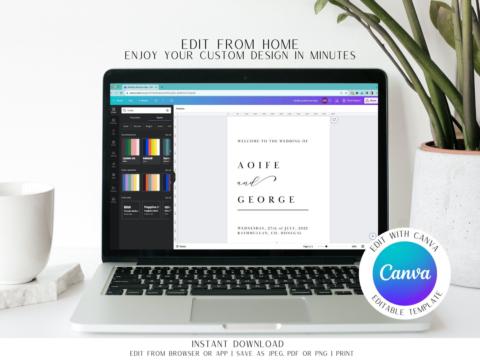 Wedding Program #crann, Minimalist Wedding Programs, Custom Wedding Programs, Script Wedding ...