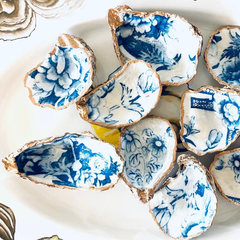 Oyster Shell Trinket Dish - Etsy