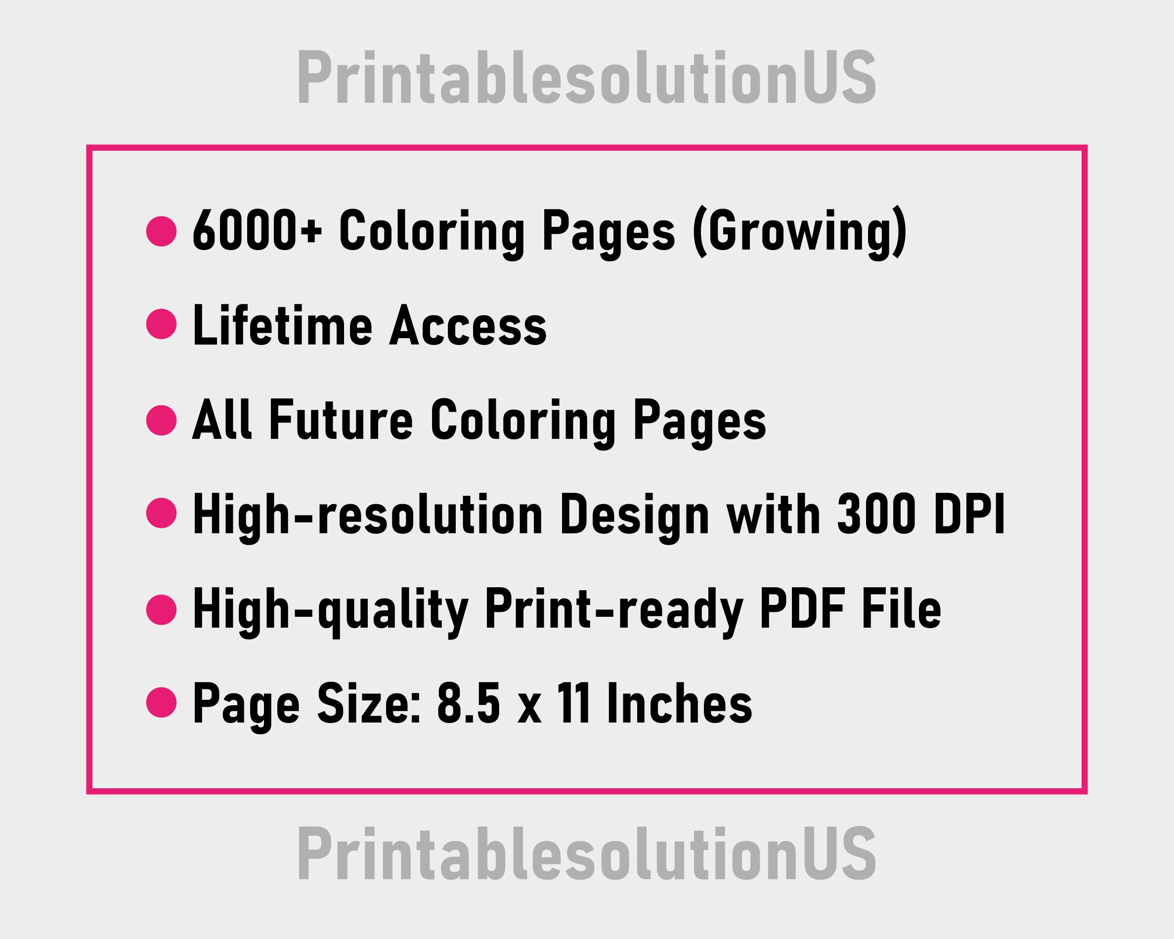 Coloring Pages Whole Shop Bundle | Coloring Pages Bundle | Grayscale ...