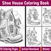 Shoe House Coloring Book | 25 Printable Fantasy Pages (PDF) - Etsy