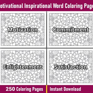 250 Motivational Quotes Coloring Pages | Inspirational Quotes Coloring ...