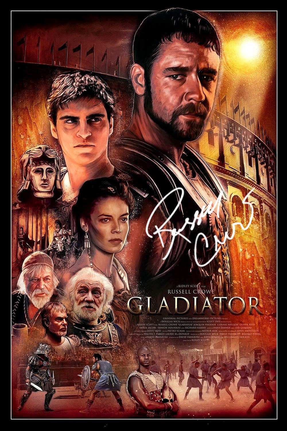 Russell Crowe Les Miserables Poster