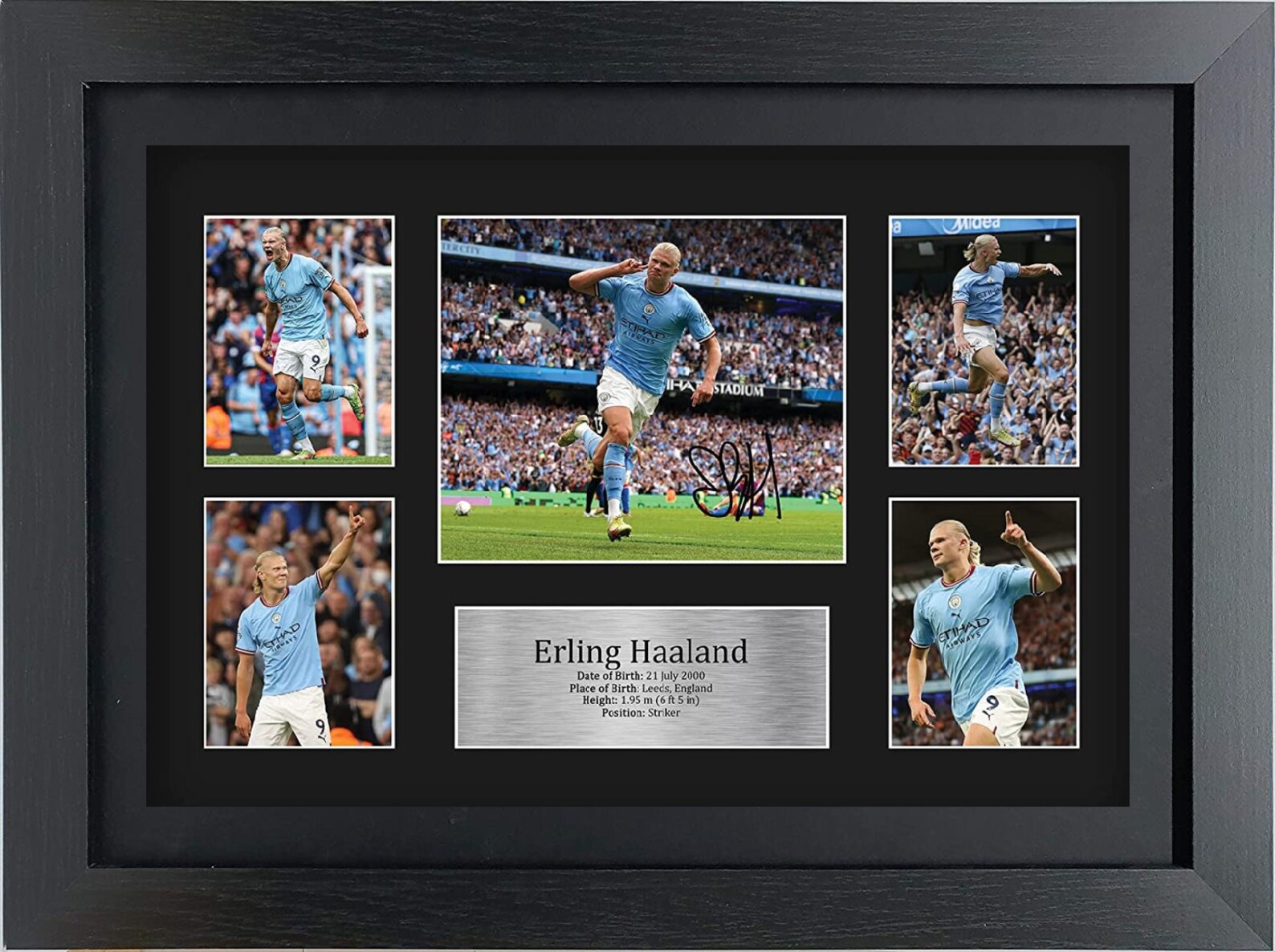 Erling Haaland Autographed Presentation Signed Promo Poster A4 - Etsy