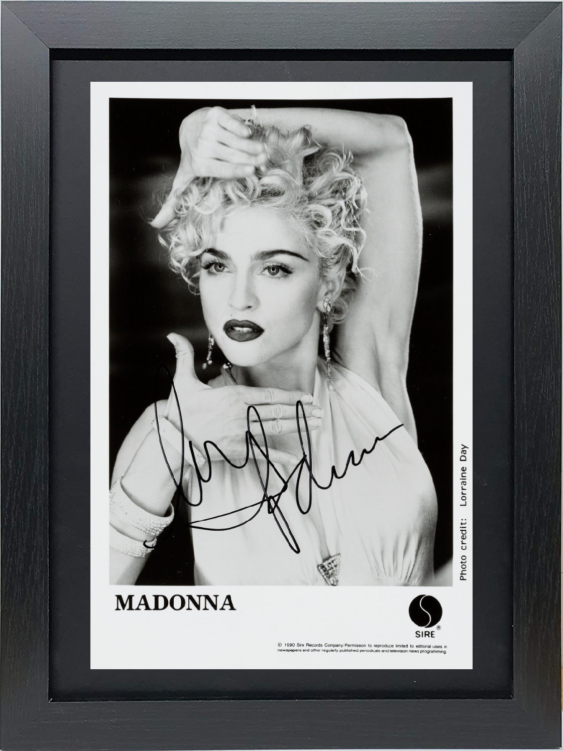 Madonna Autographed Presentation Signed Promo Poster A4 - Etsy