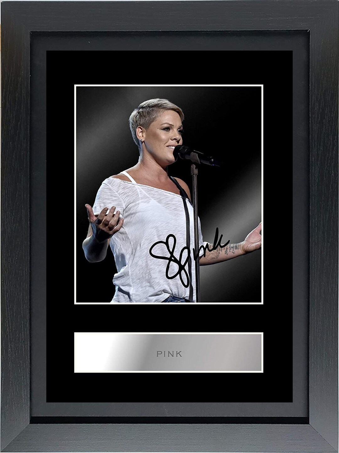 Pink Autographed Presentation Signed Promo Poster A4 Reprint - Etsy