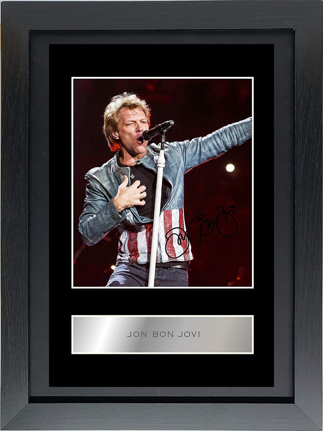 Jon Bon Jovi Autographed Presentation Signed Promo Poster A4 - Etsy