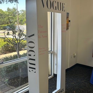 Life Size Vogue Magazine Cover Photo Booth - Self Standing - Etsy