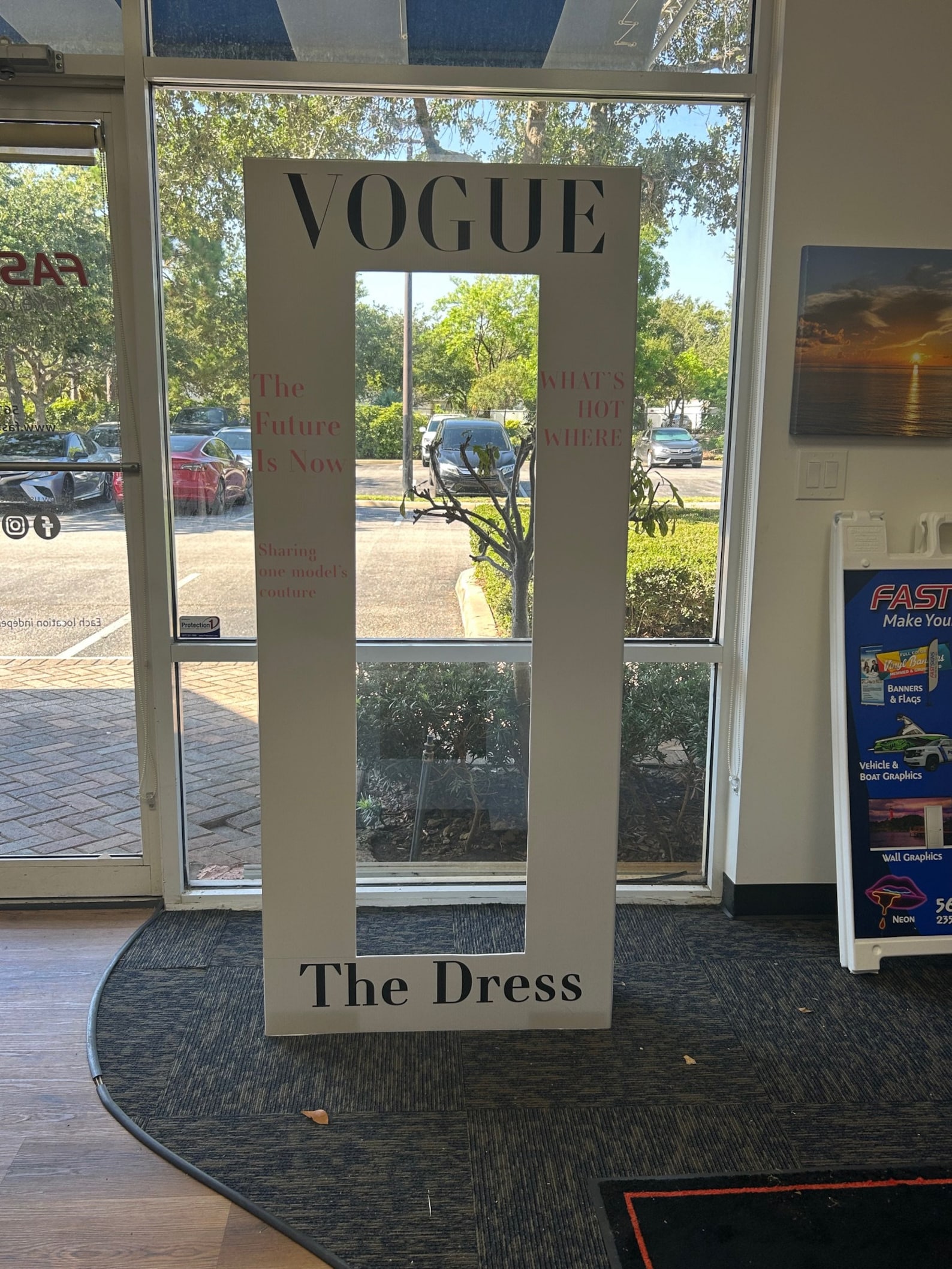 Life Size Vogue Magazine Cover Photo Booth - Self Standing - Etsy