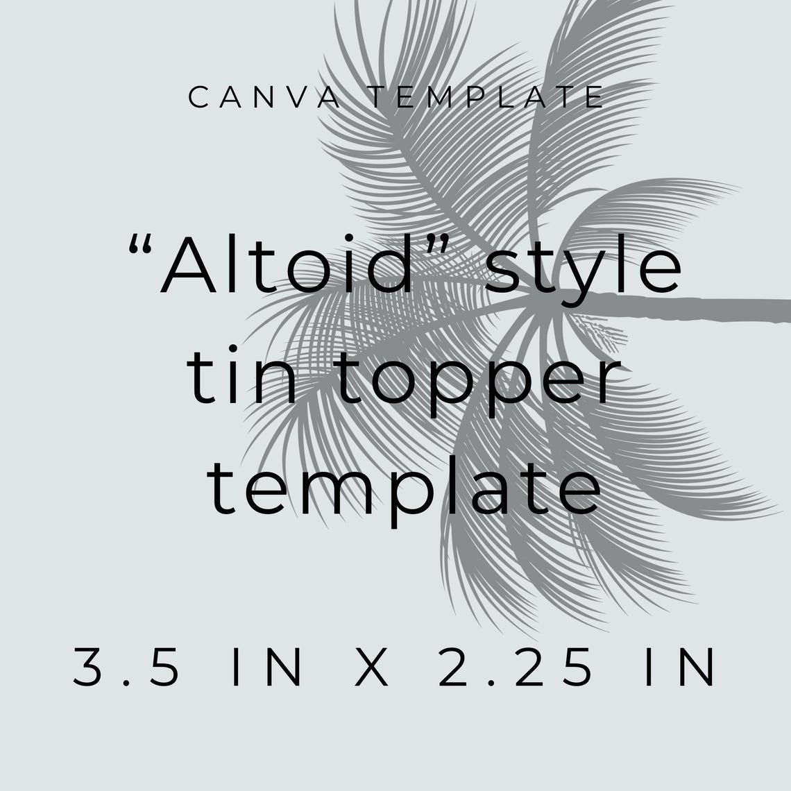 Altoid Tin Template | Altoid Tin Paper Template | Mint Wallet Topper ...