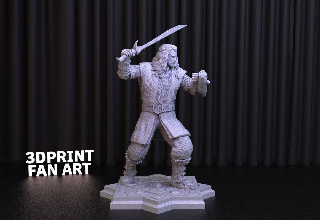 Thorin Lotr 3D Print STL File for 3D Printing,3d Digital File, Instant ...