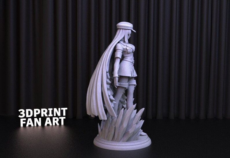 Esdeath-mitsukage 3D Print STL File for 3D Printing,3d Digital File ...