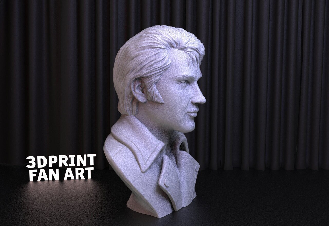 Elvis Presley 3D Print STL File for 3D Printing,3d Digital File,instant ...