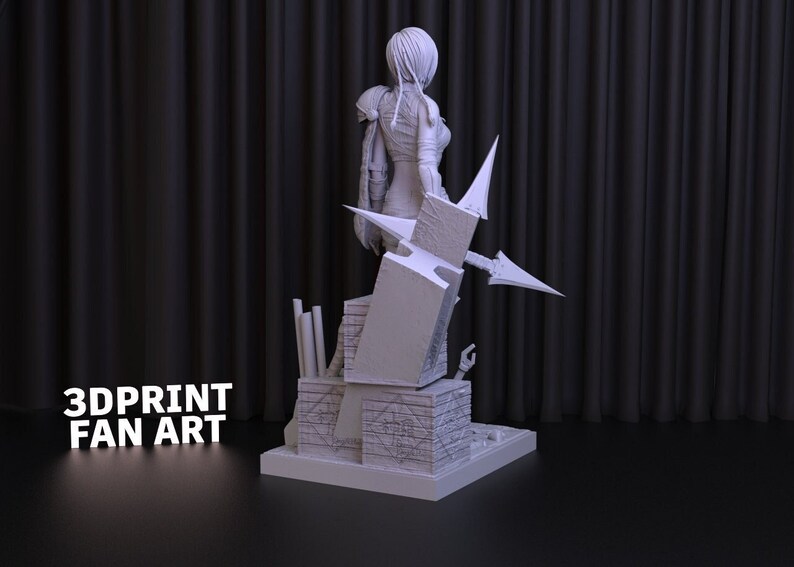 Yuffie Kisaragi Fantasy3d Print STL File for 3D Printing,3d Digital ...