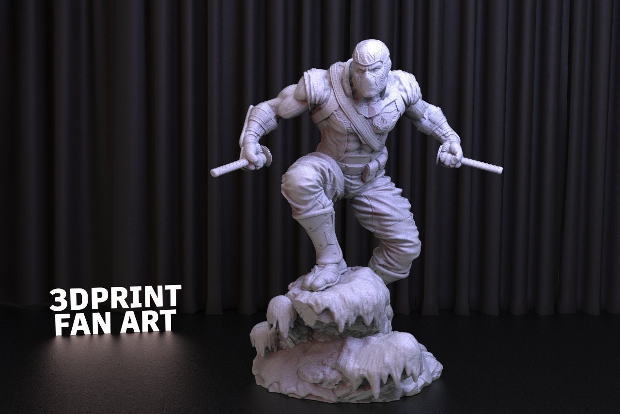 Storm Shadow Gi Joe 3D Print STL File for 3D Printing,3d Digital File ...