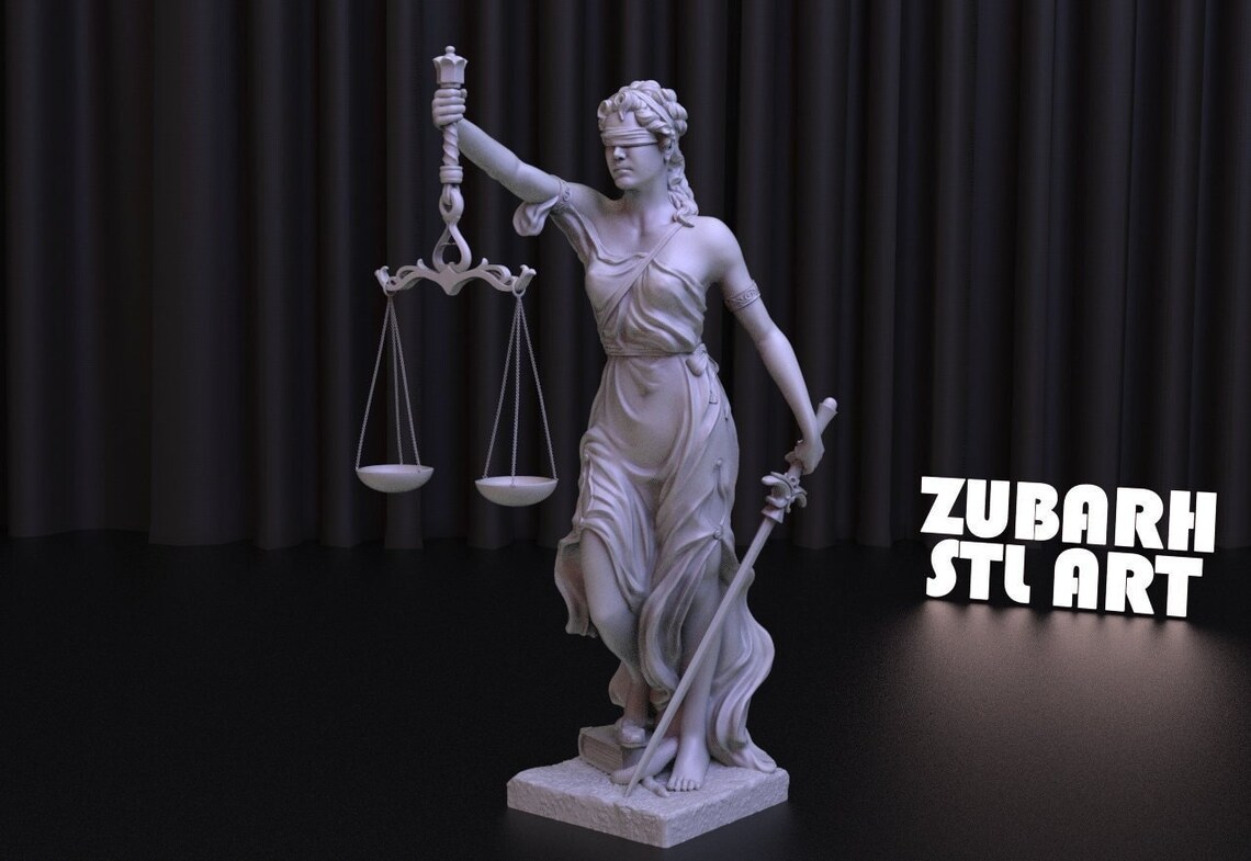 Themis Justice 3D Print STL File for 3D Printing,3d Digital File ...