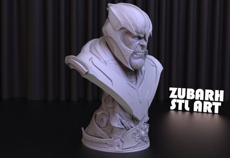 Thanos 3D Print STL File for 3D Printing, Marvel 3D Digital File ...