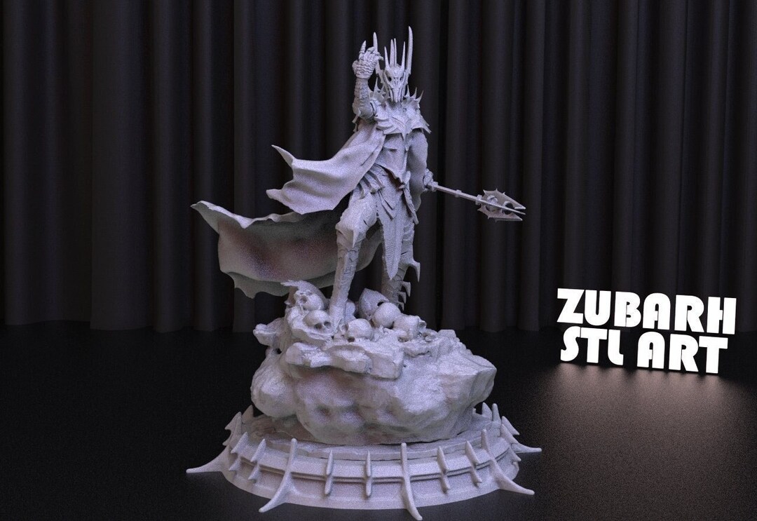 Sauron LOTR Stl File for 3D Printing,3d Digital File, Stl 3D Model ...