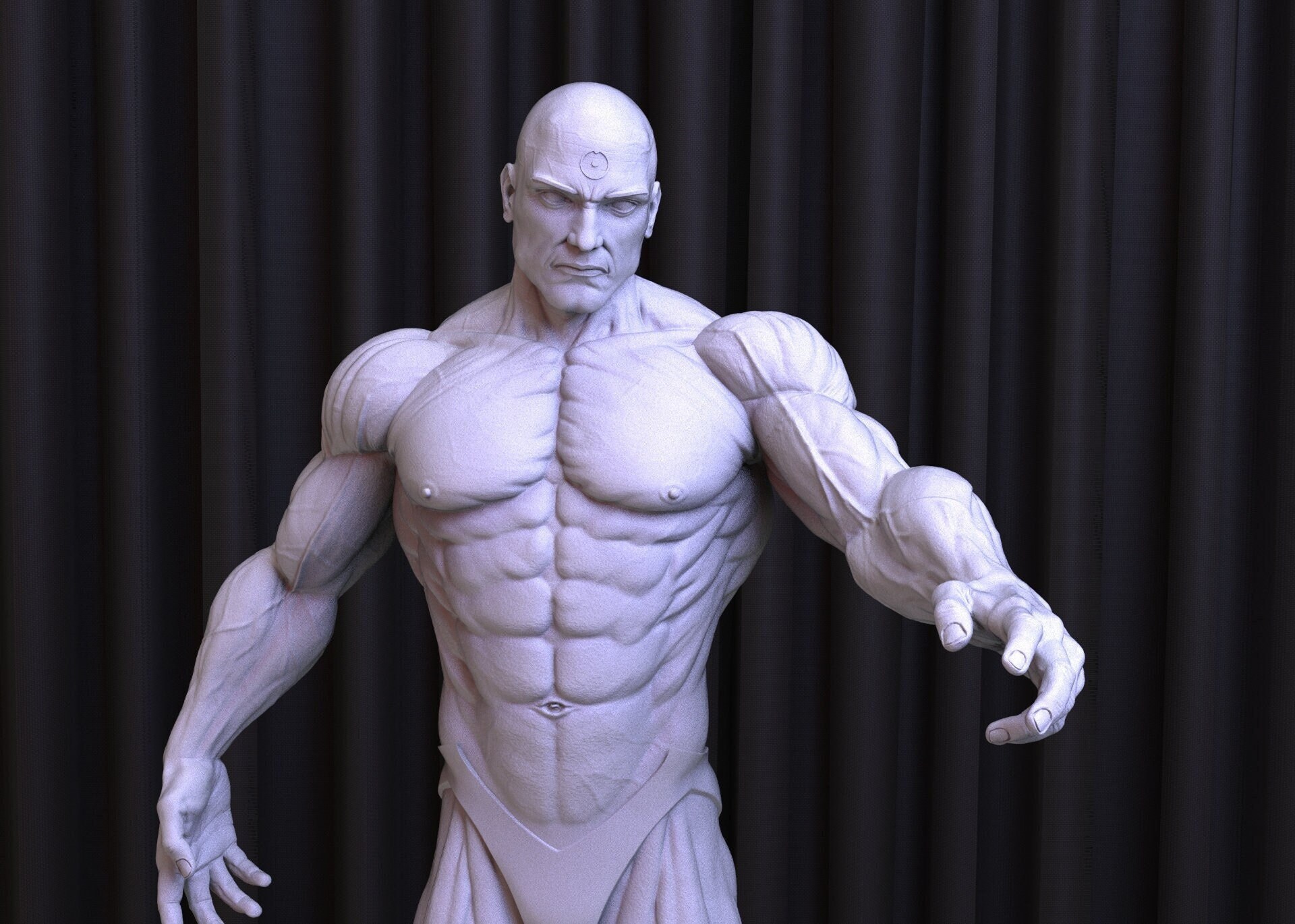 Doctor Manhattan Stl File for 3D Printer Design, DC Design, 3D Model ...