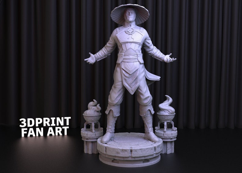 Raiden Mortal Combat STL File, 3D Movie Printed STL, Downloadable ...