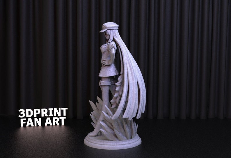 Esdeath-mitsukage 3D Print STL File for 3D Printing,3d Digital File ...