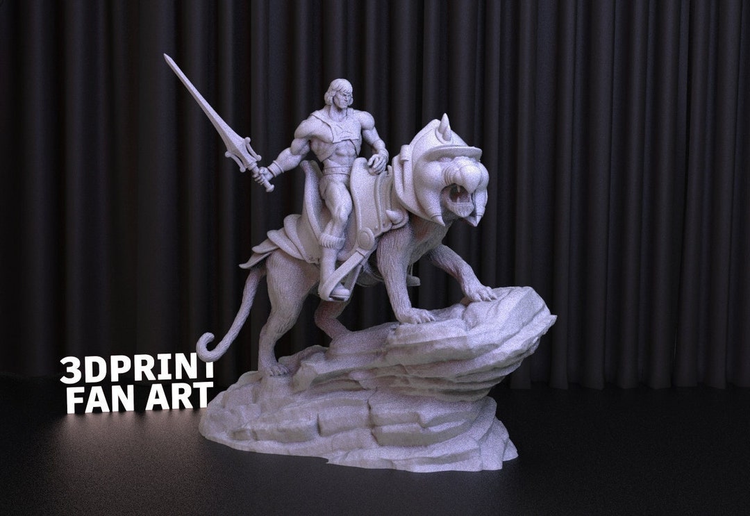 He Man 3D Print STL File for 3D Printing,3d Digital File, Instant ...