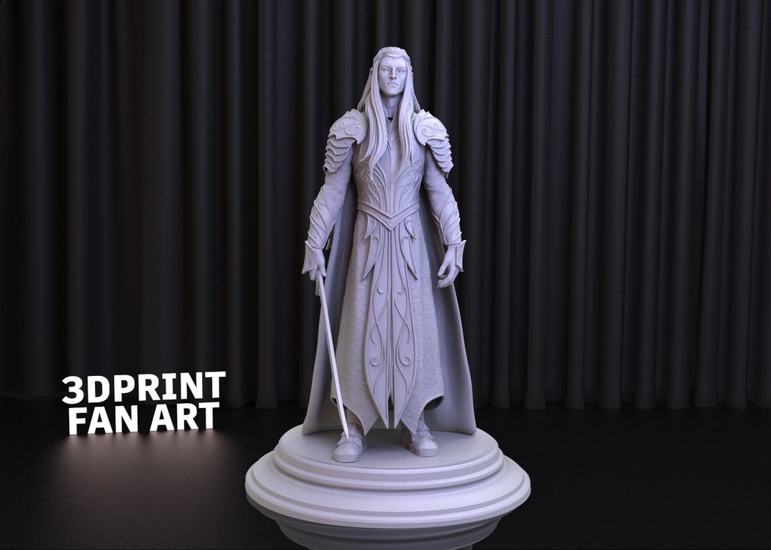 Thraundil Elf LOTR Stl File for 3D Printing,3d Digital File, Stl 3D ...