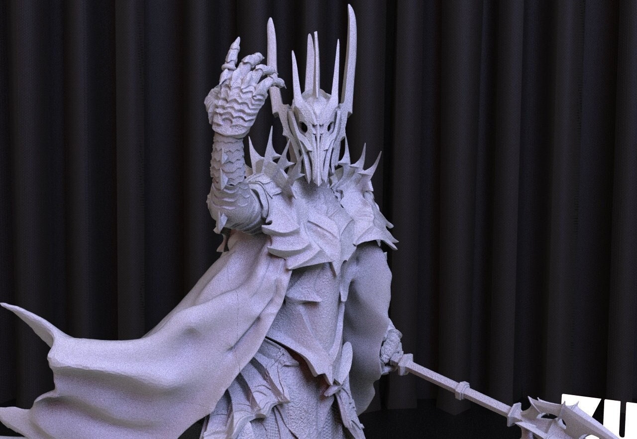 Sauron LOTR Stl File for 3D Printing,3d Digital File, Stl 3D Model ...