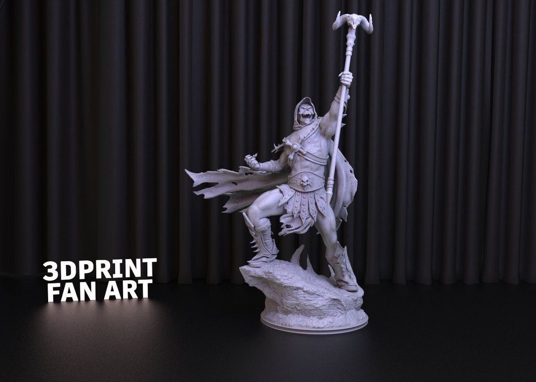 Skeletor Design 3D Print STL File for 3D Printing,3d Digital,instant ...