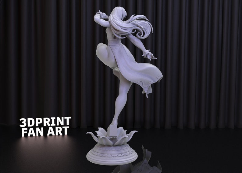 Street Fighter Chun Li 3D Print STL File for 3D Printing,3d Digital ...