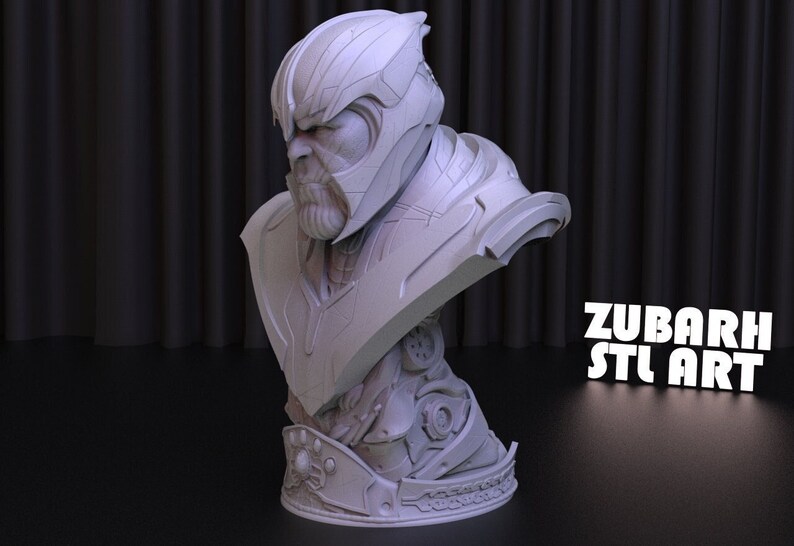 Thanos 3D Print STL File for 3D Printing, Marvel 3D Digital File ...